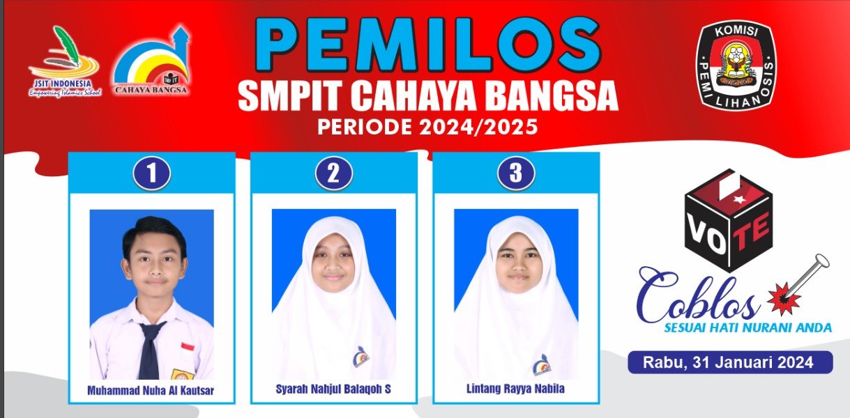 Pemilos Tahun 2024-2025 - SMP IT Cahaya Bangsa